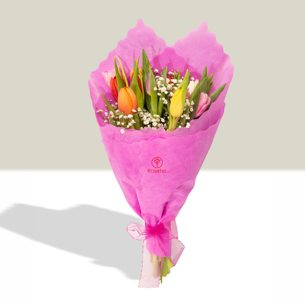 Ramo con 15 Tulipanes Variados – Rosatel Chile